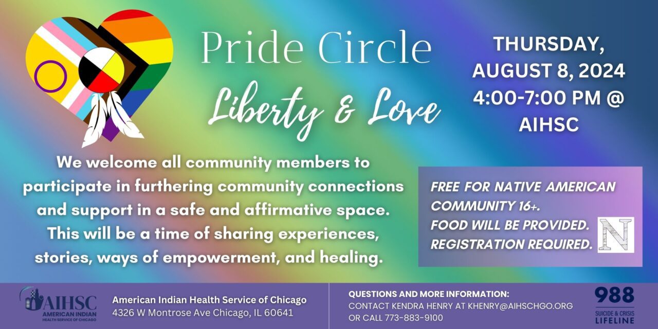 Pride Circle: Liberty & Love | American Indian Health Service of ...