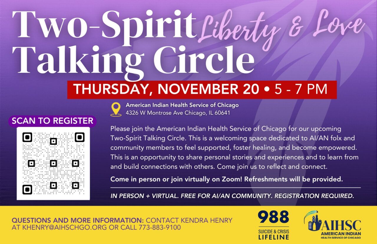 Two-Spirit Talking Circle: November 2025 Liberty & Love | American ...